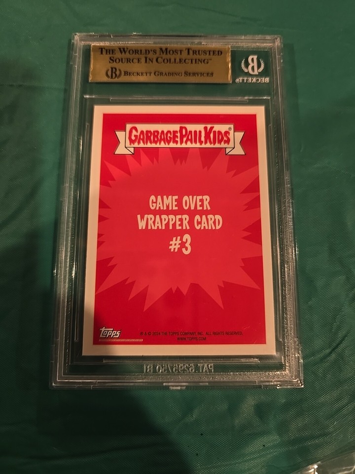 2024 Garbage Pail Kids Game Over Level 1 WRAPPER CARD 3 Graded 9.5 ...