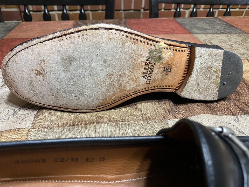 Allen Edmonds Verona II Italian Loafer in Black - Men's 10 EXCELLENT ...