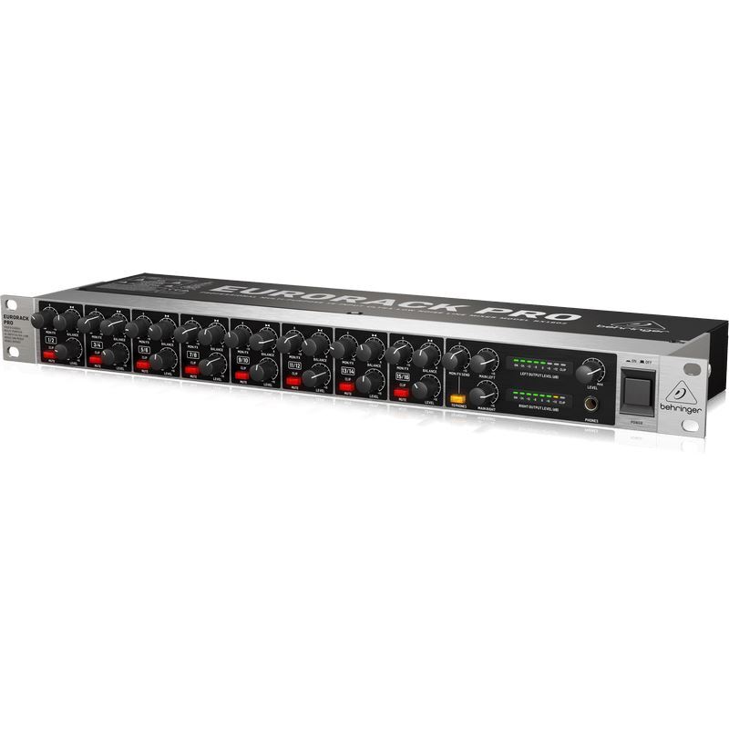 Behringer Eurorack Pro RX1602V2 Multi-Purpose 16-Input Rackmount Mixer ...