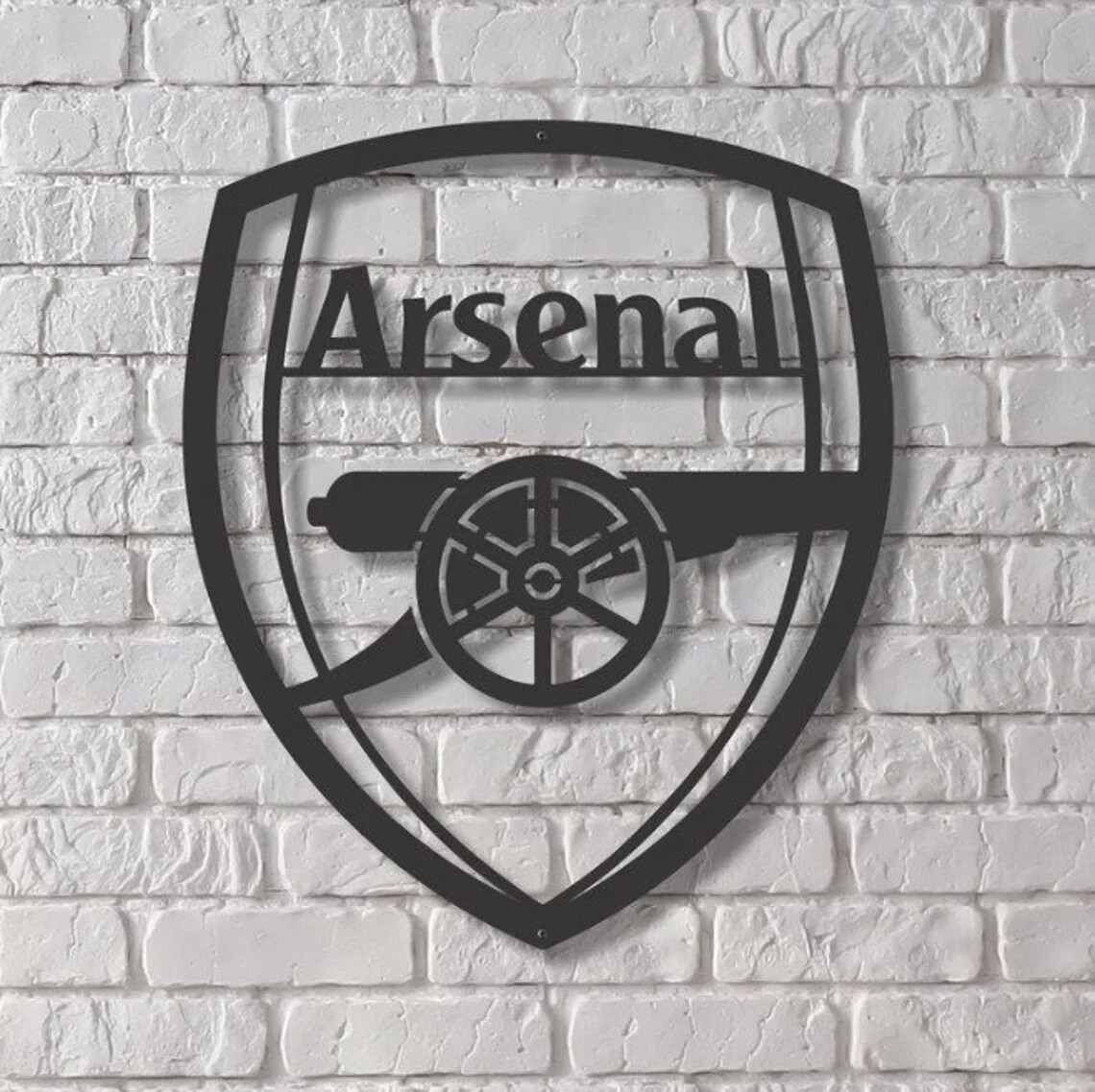 Arsenal Logo Black And White