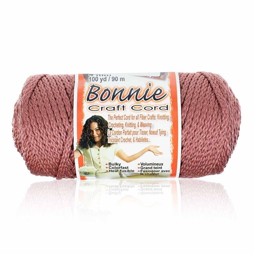 6MM Macrame Cord Bonnie Braid yarn rope 100yd rolls fusible colorfast ...