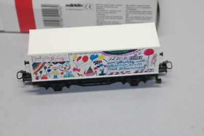 Märklin 4426 2-Axle Container Wagon UNICEF 1995 Gauge H0 OVP | eBay