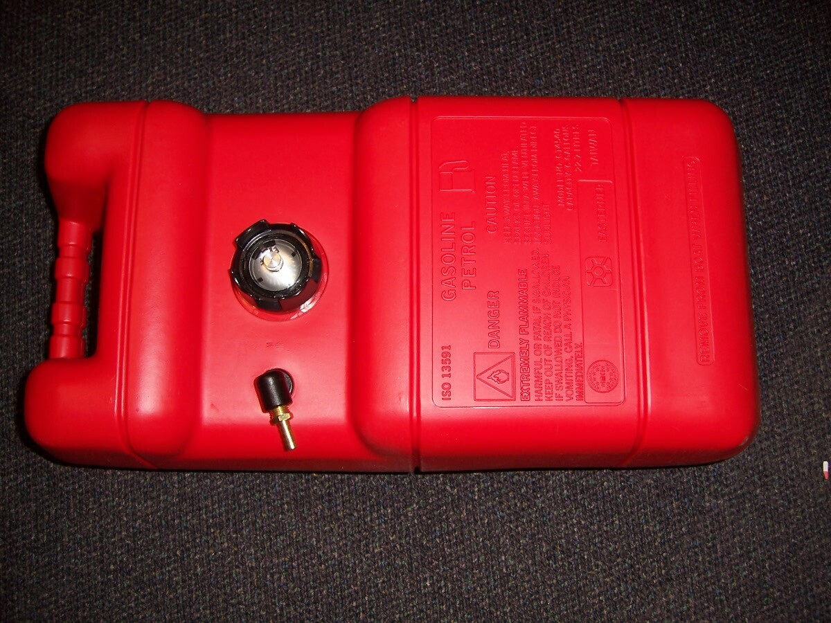 Replacement Fuel Gauge and Cap suits Yamaha Mercury SMALL Plastic Fuel ...