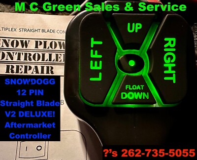 SnowDogg CONTROLLER STRAIGHT BLD SNOW PLOW 16160600 MD68, MD75, MD80 ...