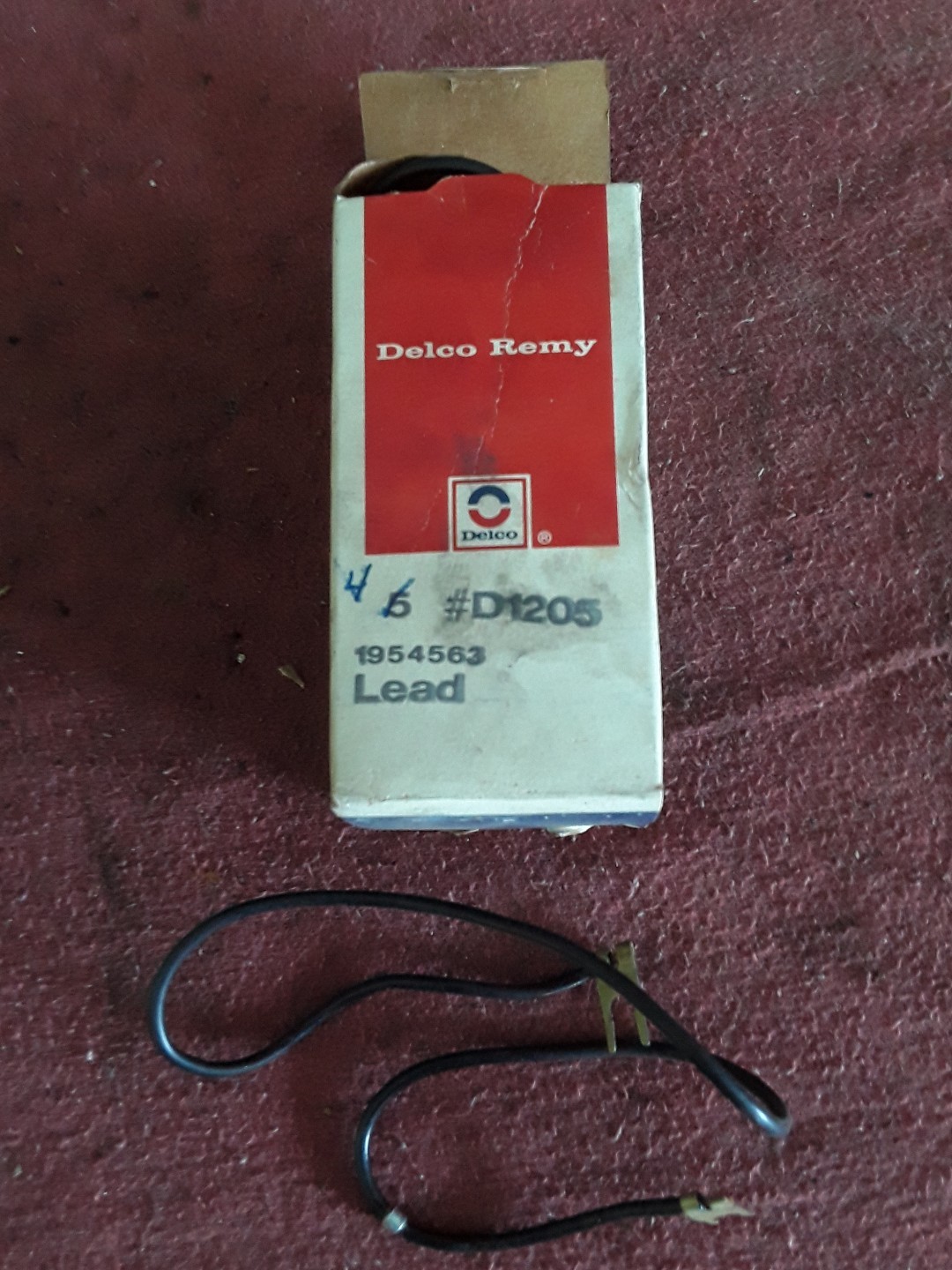 Corvair 60-69 Primary Distributor Lead. ACDelco 1954563 Or D-1205 | eBay