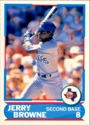 1988 ScoreYoung Superstar #13 Jerry Browne 2nd Base Texas Rangers FREE ...