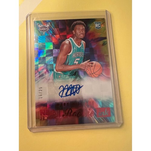 2022-23 Panini NBA Hoops Mark Williams Rookie Ink Red Auto #/25 RI-MWL ...