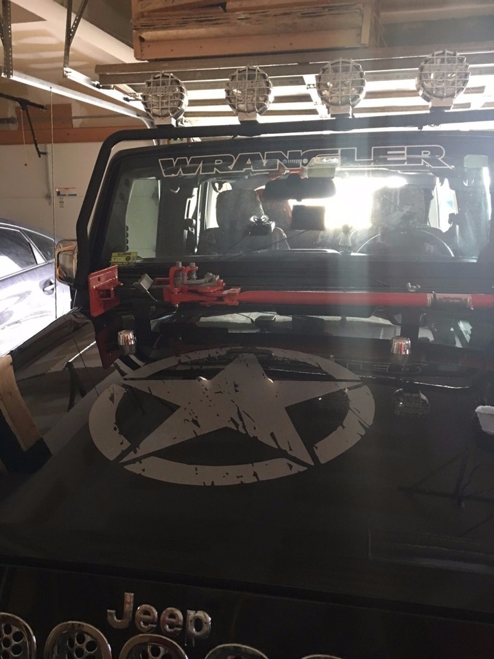 Distressed Army Star decal large 20" Vinyl military hood graphic big ...