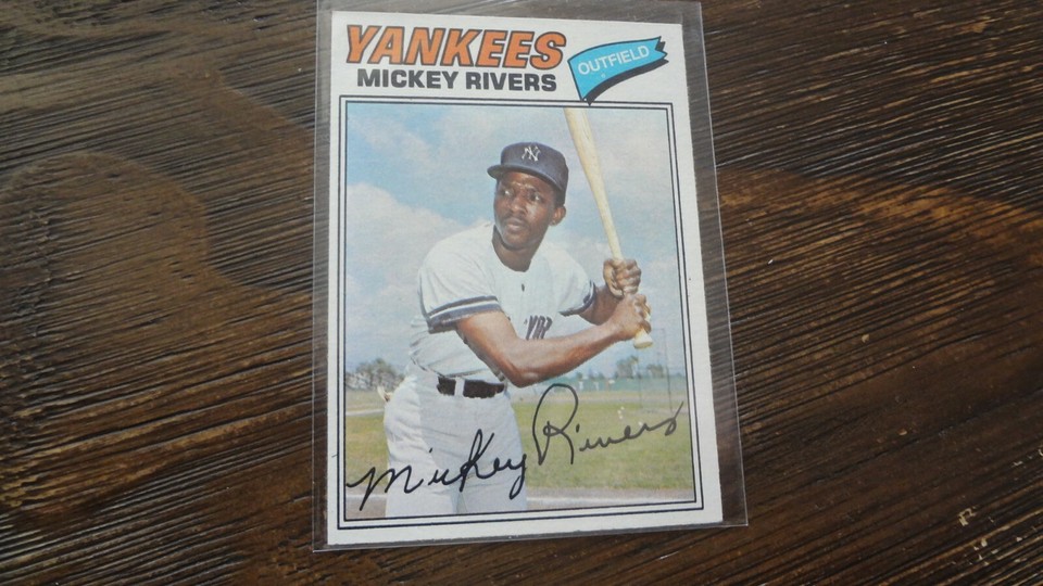 1977 TOPPS # 305 MICKEY RIVERS BASEBALL CARD | eBay