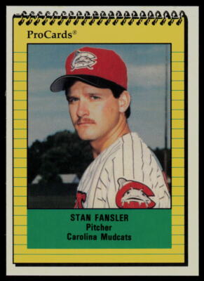 1991 ProCards Stan Fansler Carolina Mudcats | eBay