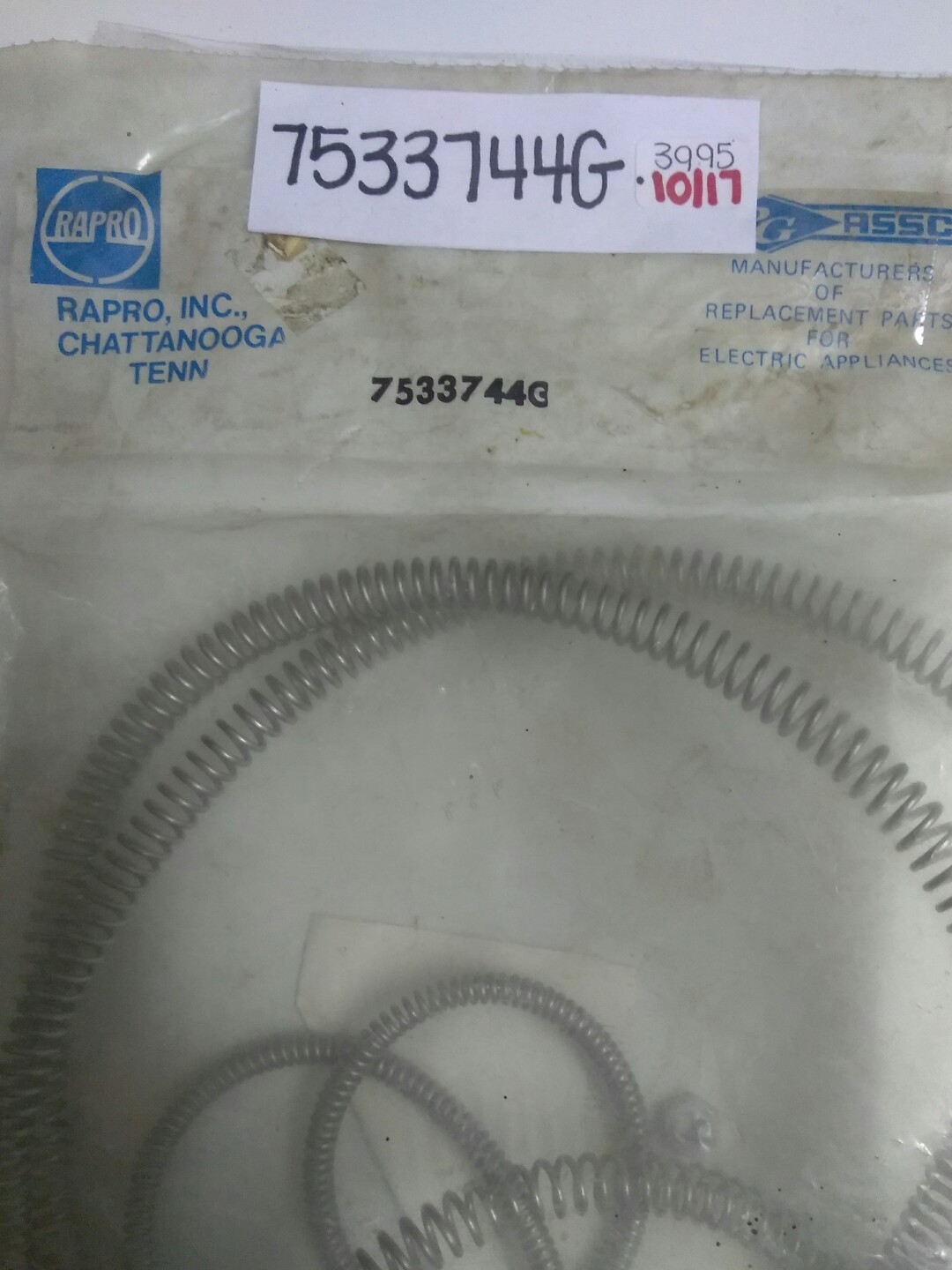NEW GE DRYER HEATING ELEMENT COIL RESTRING KIT 7533744G FREE SHIPPING ...