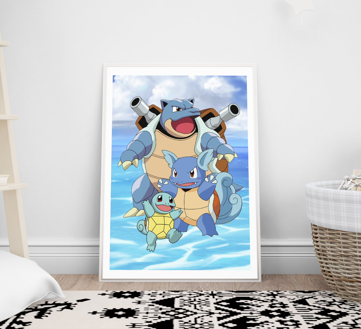 Squirtle Wrattentortel Blastoise Behang
