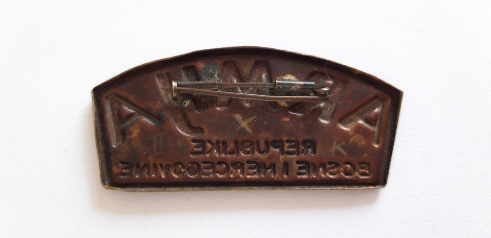 Wartime ARBiH (Bosnian Army) Metal Badge 1992-1995 | eBay