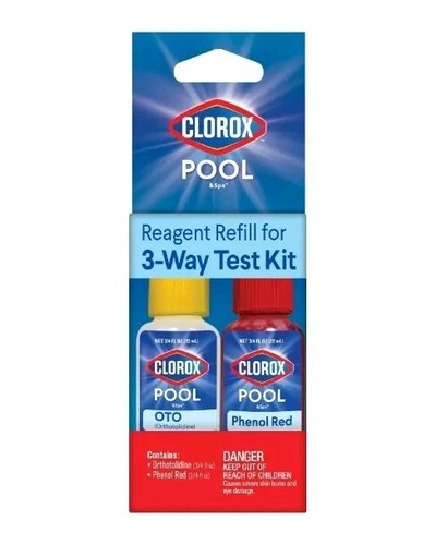 Clorox Reagent Clorox ReagRefill for 3-Way Test Kit for Testing Pool ...