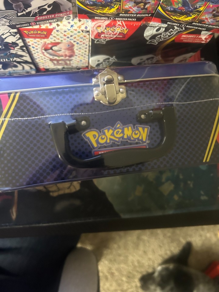 2025 POKEMON TCG COLLECTOR TREASURE CHEST LUNCH BOX TIN NEW/SEALED | eBay