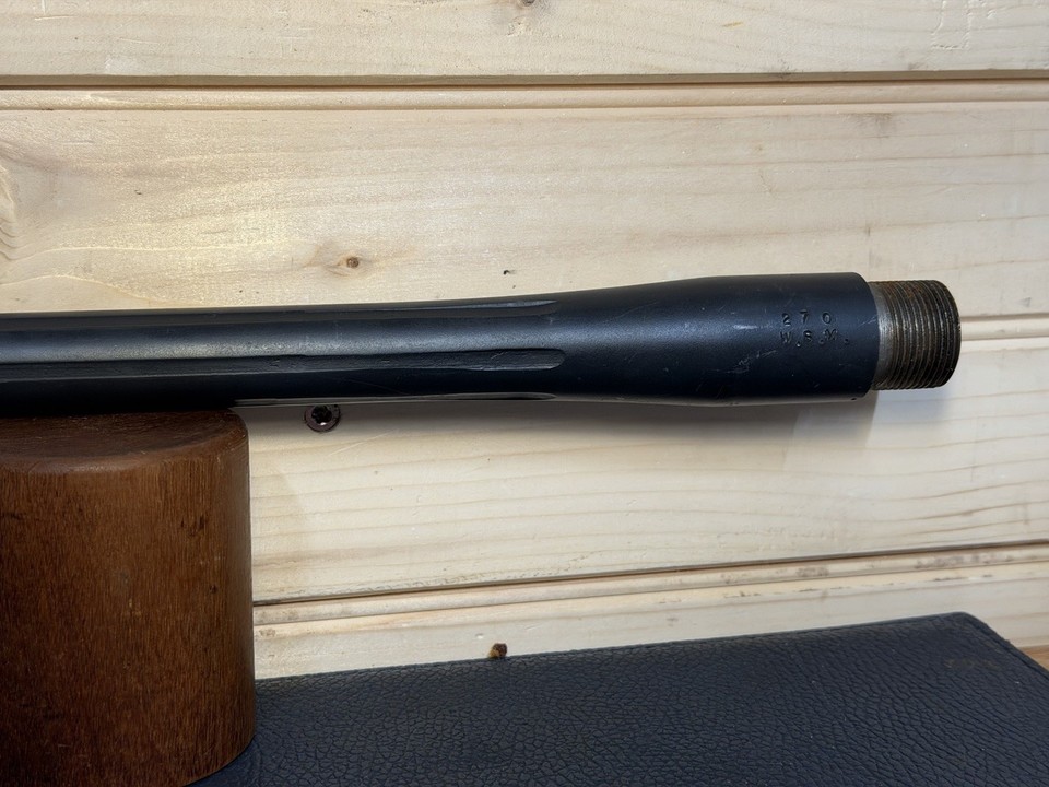 Remington 700 270 WSM Fluted Rifle Barrel Black Nice Bore Custom .730 ...