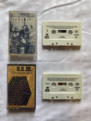 R.E.M. - Cassette Tape Lot - Document No. 5 / Eponymous I.R.S. Vintage ...