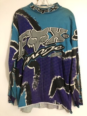 Vintage Fox Racing FX IMAGE Motocross Jersey Large Spider Web Double ...