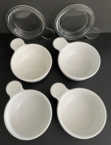 Lot of (4) Corning Ware GRAB IT Bowls P-150-B, With (2) Pyrex Glass ...