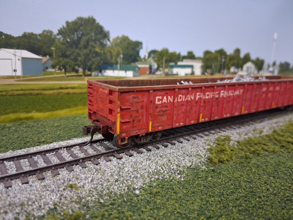 Cpkc Canadian Pacific Weathered Walthers Railgon Gondola Kansas City ...