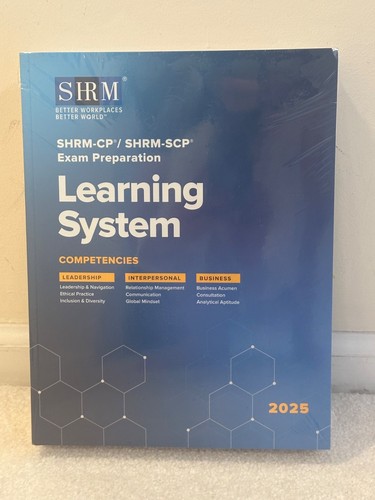 2025 SHRM Learning System books | eBay