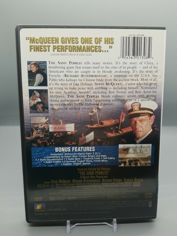 The Sand Pebbles (DVD, 2001, Fox War Classics) Buy 2 Get 1 24543013082 ...