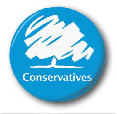 CONSERVATIVES - 25mm 1" Button Badge - Novelty Election Brexit Vote ...