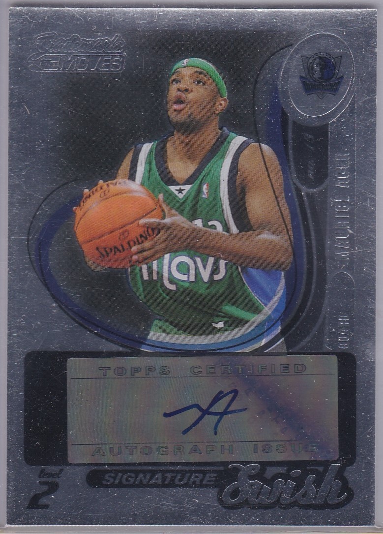 Maurice Ager 2006-07 TOPPS Trademark Moves Autograph Card #/75 | eBay