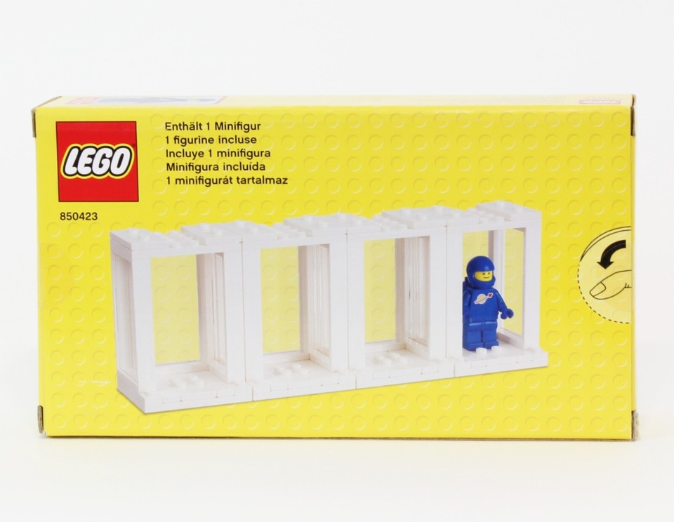 NEW Lego MINIFIG PRESENTATION BOX Set 850423 Blue Classic Space Minifig ...