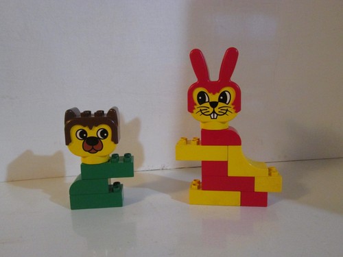 LEGO DUPLO: Rabbit and Bear Friend (1594) 100% COMPLETE Vintage 1992 | eBay