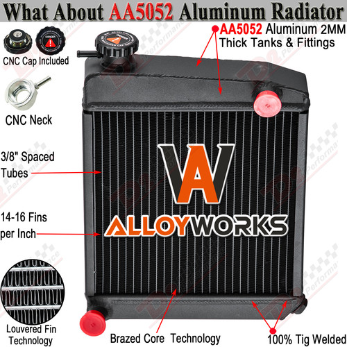 Aluminum Radiator For 1959-1997 Austin Rover Mini Cooper S 850/1100 ...