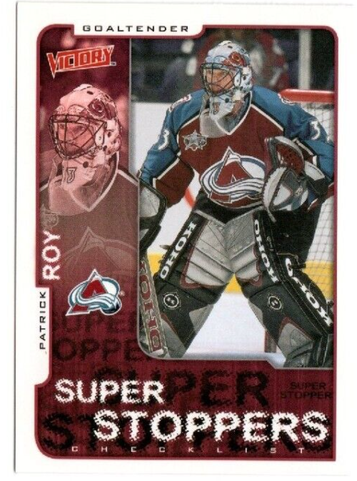 2001-02 Upper Deck Victory #83 Patrick Roy CL Colorado Avalanche Card ...