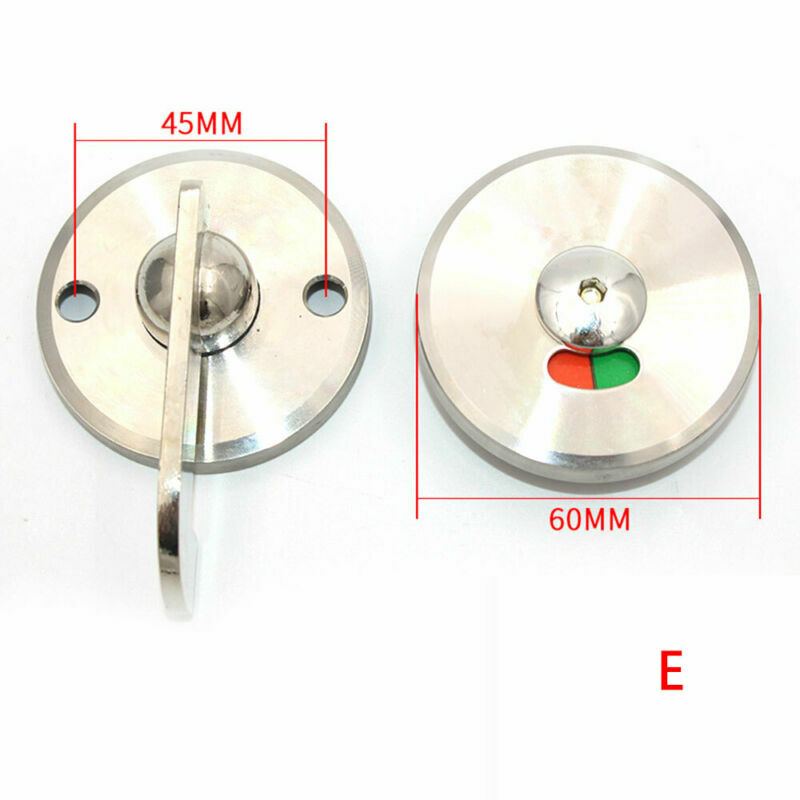 Satin Disabled Indicator Bolt Bathroom Thumbturn Turn Release Toilet ...