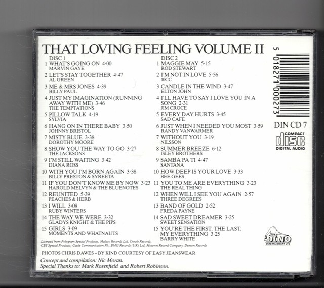 Various Artists - That Loving Feeling, Vol. 2 (1993) for sale online | eBay