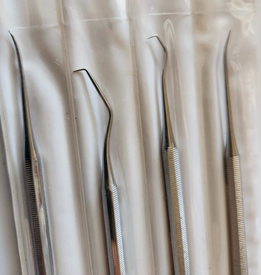 Dental Pick & Mirror Tools Set Sculpture Instrument Oral Hygiene Kit ...