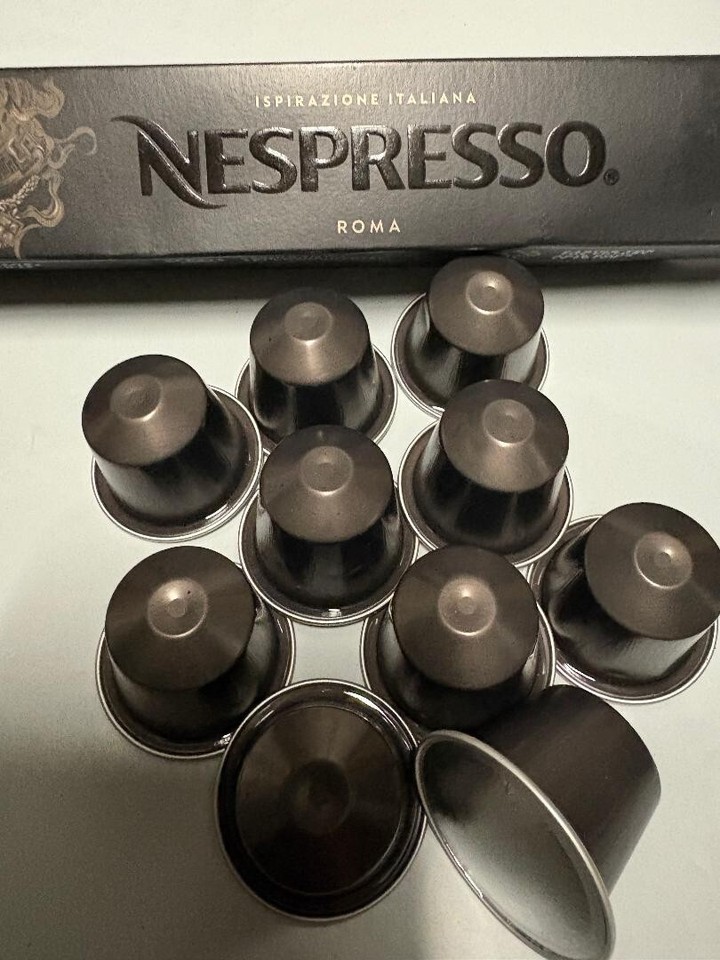 Nespresso Capsules Original Line, Roma Intenso, Medium Roast Coffee ...