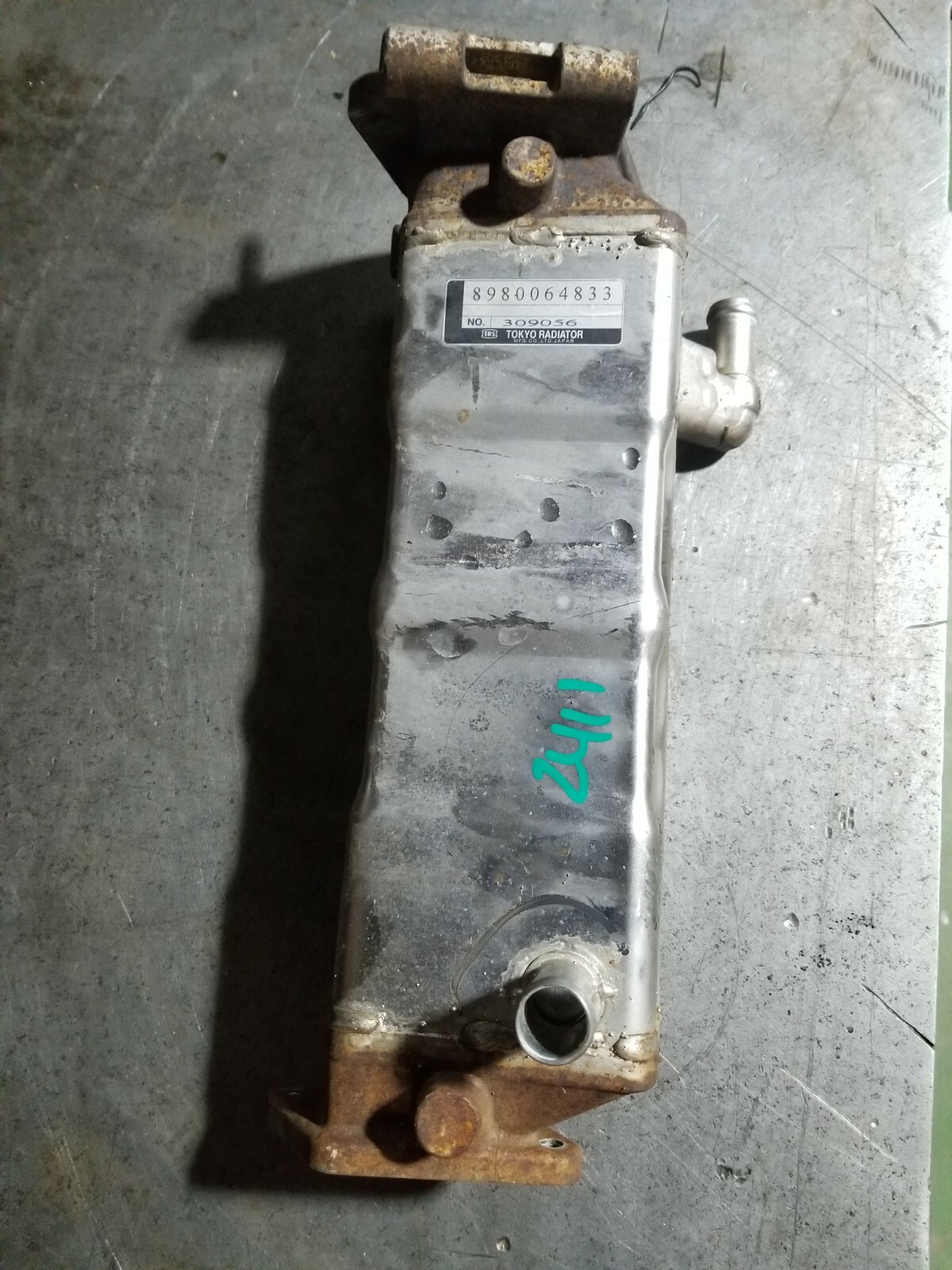 08 09 2008-2010 SILVERADO DURAMAX DIESEL LMM EGR COOLER no vavle r2411 ...