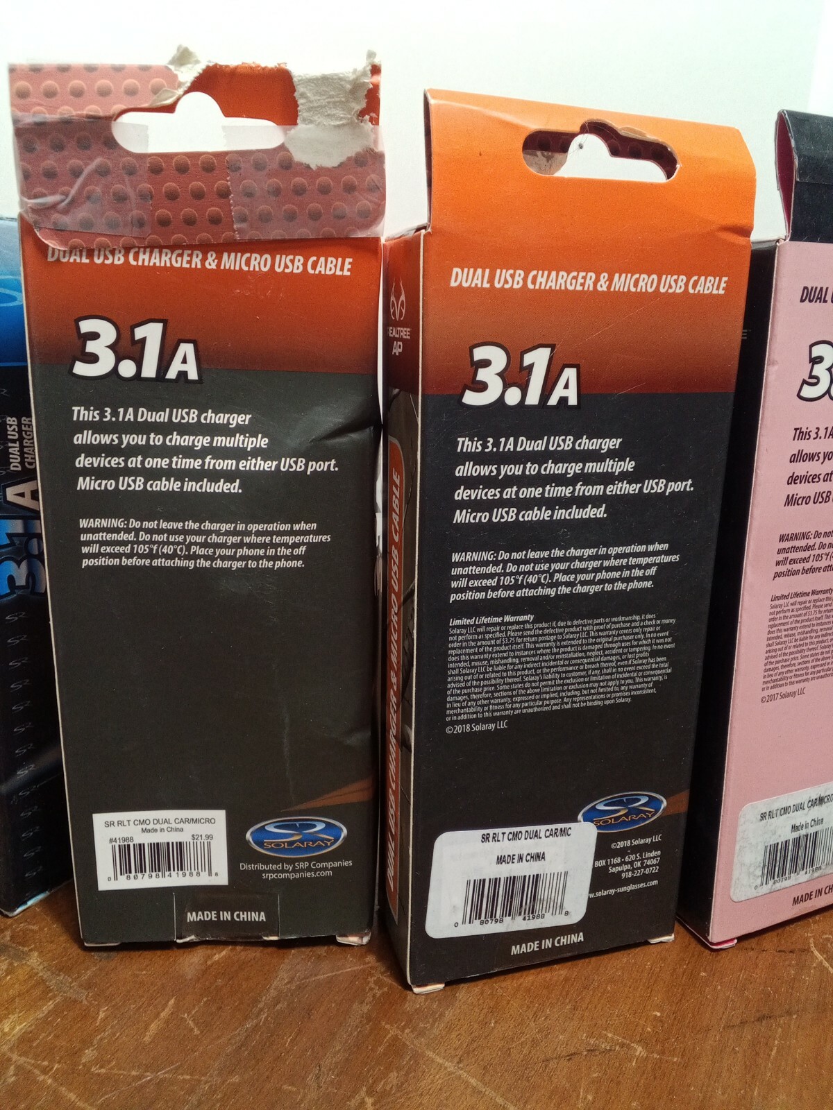 Solaray 3.1 Amp Dual Use Car Charger & Micro USB Charge Sync Data Cable ...