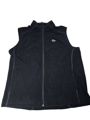 Lowe Alpine ALEUTIAN Men's XXL Fleece Vest Full Zip Poland Camera Core ...