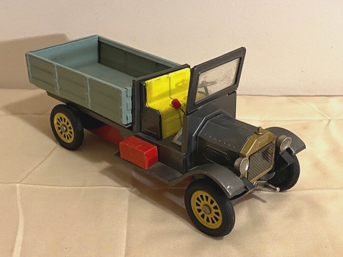 Vintage Tin Friction Toy Trucks