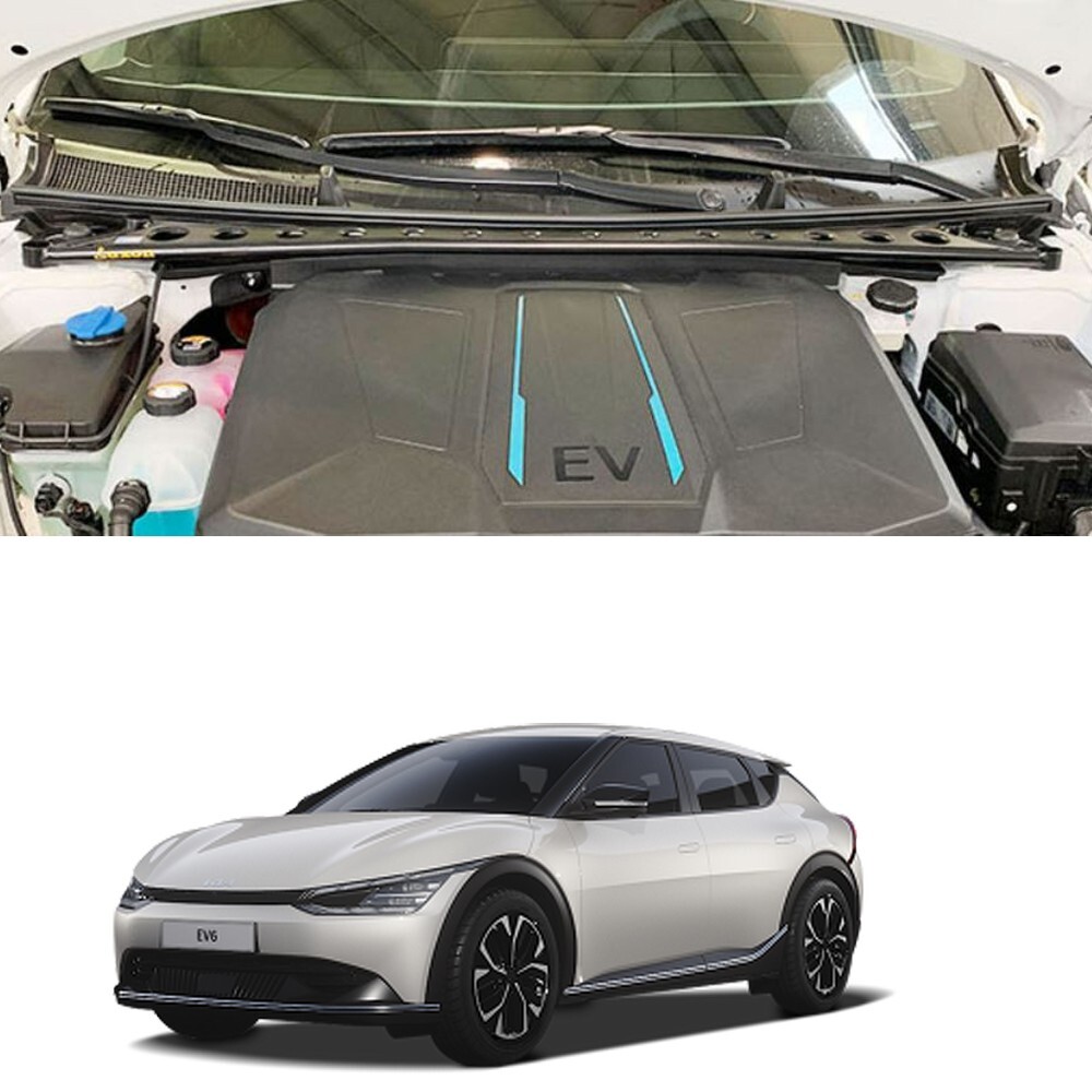 2022+ Kia EV6 Front Strut Bar Luxon Brand Black