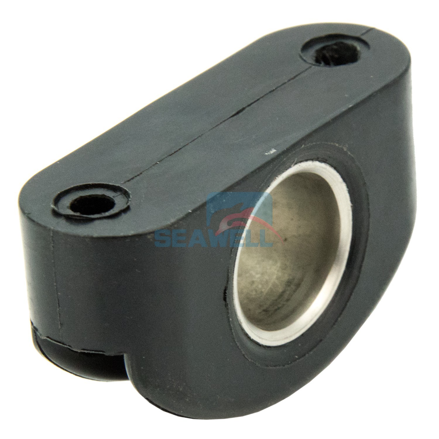 4x Marine Black Nylon Fairlead Bullseye 17 mm 11/16" STAINLESS STEEL ...