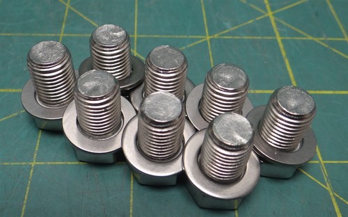 (Qty: 8) Stainless Steel Hex Head Screw 3/8"-20 X 5/8" W/ Washer ABP ...