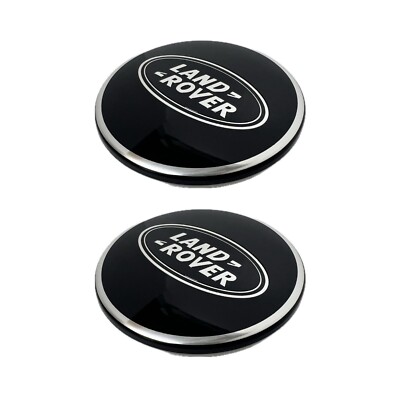 LAND ROVER RIM WHEEL CENTER CAP x2 RANGE LR4 DEF EVOQUE SPORT LR069899 ...