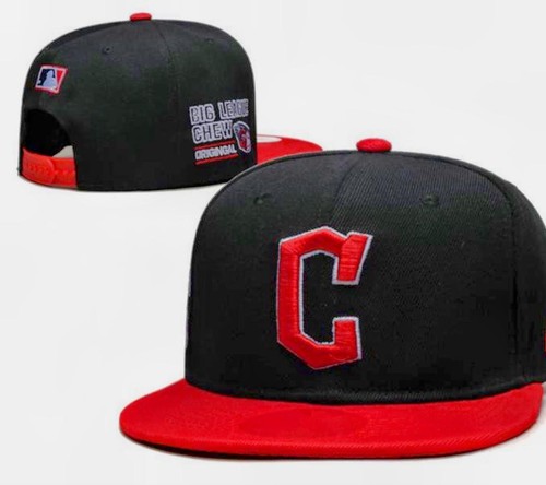 Cleveland Guardians Snapback Hat Navy Adjustable Cap MLB Flat Brim ...
