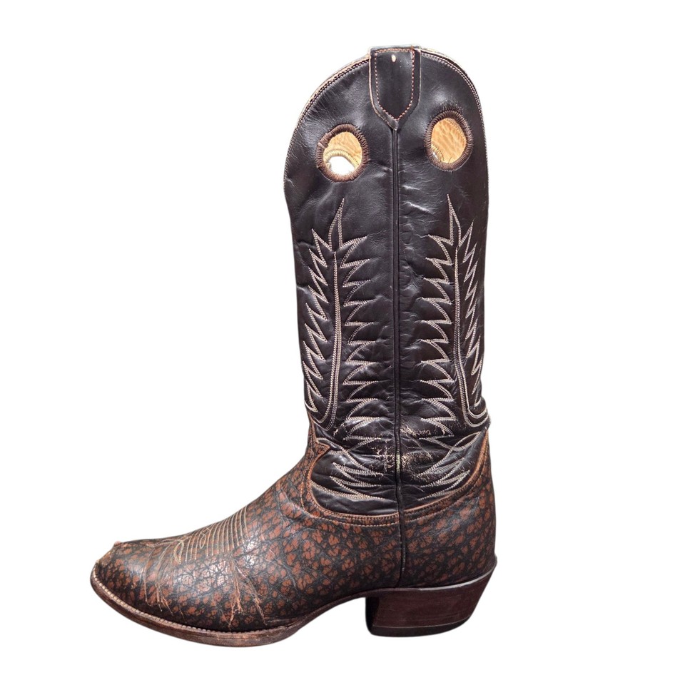 Tony Lama #6218 Buckaroo Men's Leather Pointed Toe Cowboy Western Boots ...