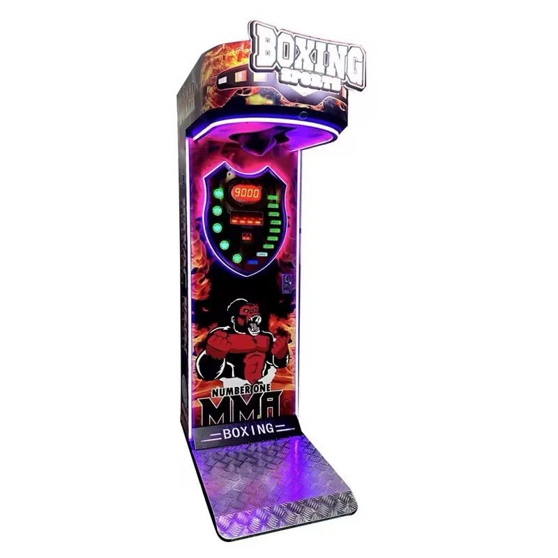 Boxer Machine boxing machine Arcade Game With Bill Acceptor And Coin ...