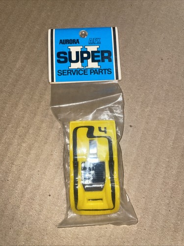 AURORA AFX SUPER II BODY AND DRIVER RARE FACTORY SEALED HTF NOS MINT HO ...