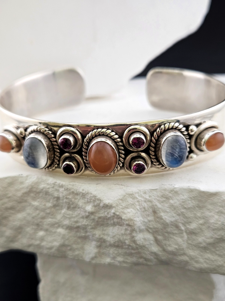Nicky Butler "MULTIGEMSTONE STERLING SILVER BRACELET" | eBay