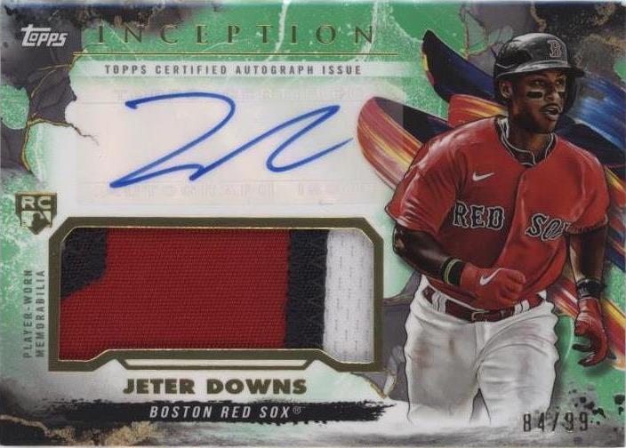 2023 Topps Inception - Inception Autograph Patch Jeter Downs #IAP-JDO ...